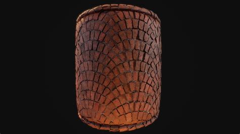 Devon Mathis Portfolio Herringbone Brick Material