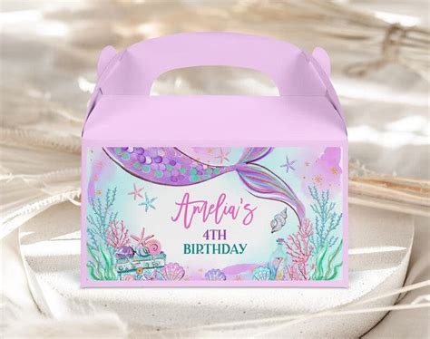 Custom Party Favor Gable Box Set Of 12 Unfilled Ohsocolorful Co