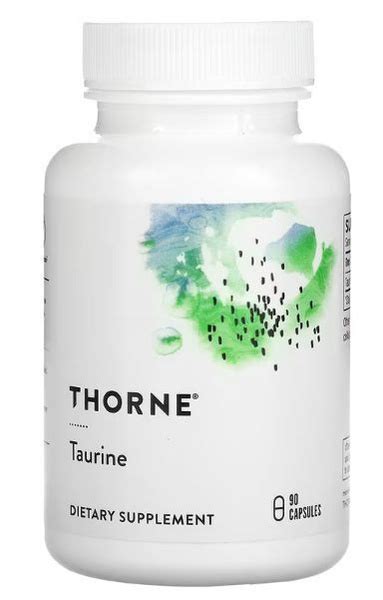 Thorne, Таурин, 90 капсул - купить с доставкой по выгодным ценам в ...