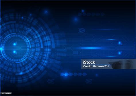 디지털 기술 회로 추상적인 배경입니다 벡터 일러스트 레이 션 0명에 대한 스톡 벡터 아트 및 기타 이미지 0명 Cpu 개념 Istock