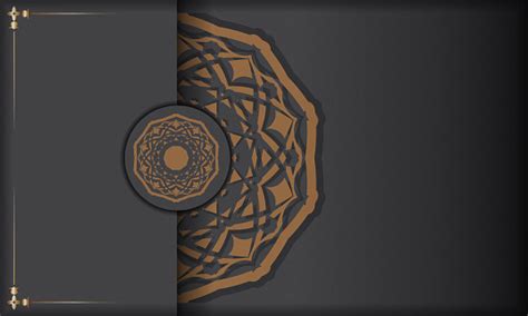 그리스 장식이있는 엽서 인쇄 디자인을위한 템플릿 로고용 고급 장식품이 있는 회색 벡터 배너 0명에 대한 스톡 벡터 아트 및 기타 이미지 Istock