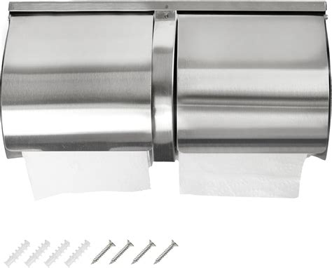 Jiqilihai Bathroom Double Roll Toilet Paper Dispenser