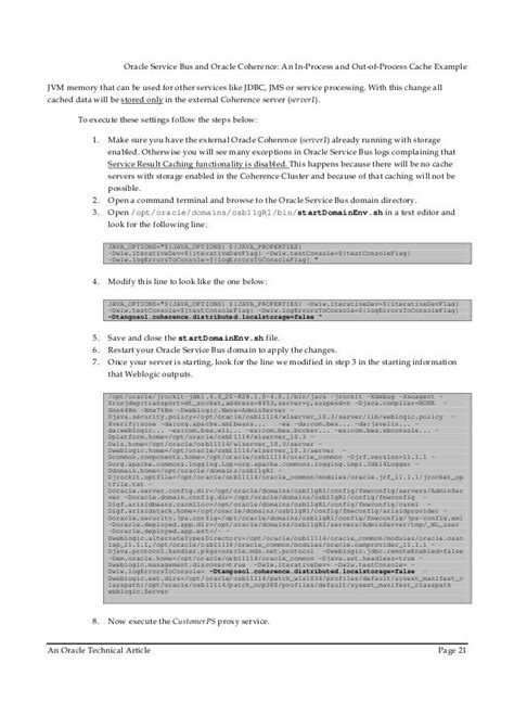 Oracle Service Bus And Coherence Caching Strategies