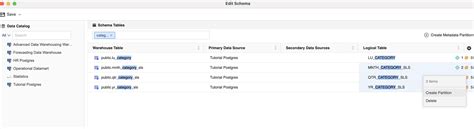 Asignación De Partición De Metadatos