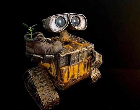 Wall E De Pixar Con Boot Plant Rubix Cube Y Umbrella Custom Etsy España Wall E Pixar Pared