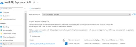 Azure Active Directory Spring Boot With Swagger Oauth Not Working Stack Overflow