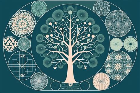 Premium AI Image A Tree With The Words Tree On It