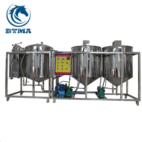 Edible Oil Refining And Deodorization Oil Press Machine