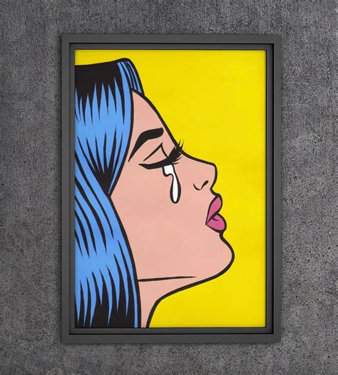 Pop Art Girl Crying