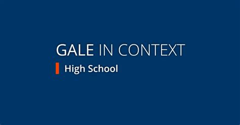 Gale In Context High School Randers Bibliotek
