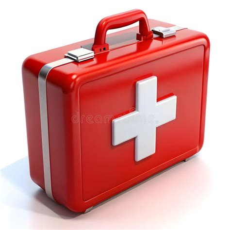A First Aid Kit Containing Essential Medical Supplies For Emergencies