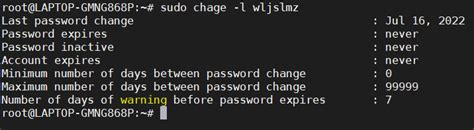 如何在 linux 中使用 chage 命令，修改linux系统用户密码更改策略 云社区 华为云