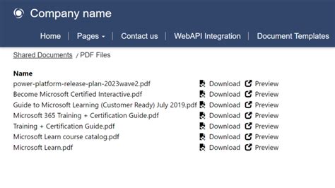 Download Sharepoint Library Files In Power Pages With Javascript And