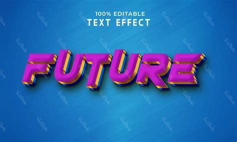 future text effect photoshop premium psd file