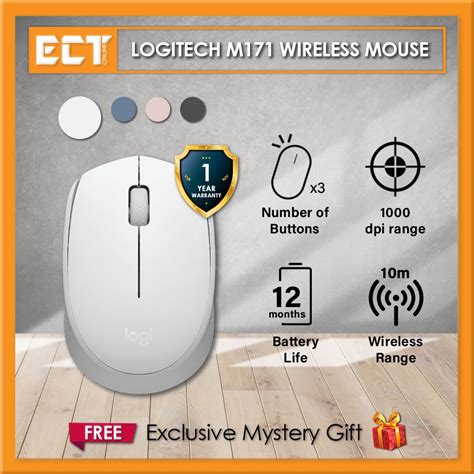 Logitech M171 M172 Wireless Mousegrey Black 910 004655 Off White 910