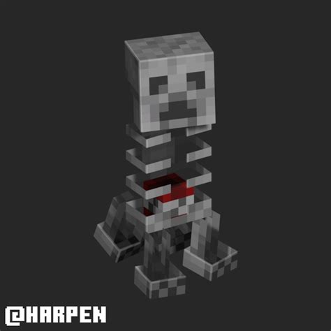 Skeleton Creeper Minecraft Texture Pack