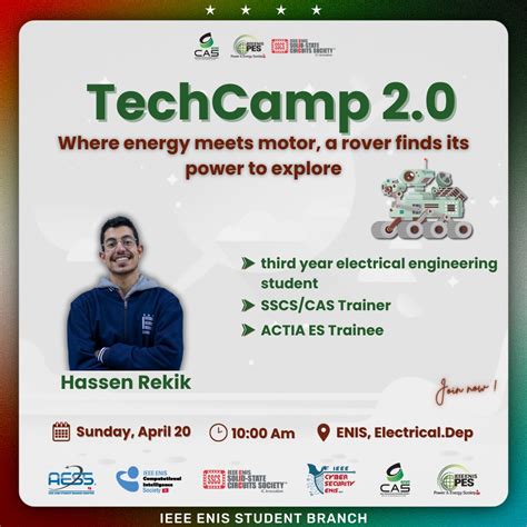 Ieee 𝐆𝐞𝐚𝐫 𝐔𝐩 𝐟𝐨𝐫 𝐒𝐞𝐬𝐬𝐢𝐨𝐧 𝟑 𝐨𝐟 𝐓𝐞𝐜𝐡𝐂𝐚𝐦𝐩 𝟐𝟎 ⚡ From Fundamental Circuits To Extraordinary