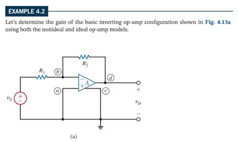 [solved] Let S Determine The Gain Of The Basic Invertin