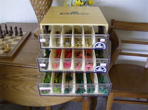 Dmc Thread Storage Box With Floss By Audreysdollclothes On Etsy