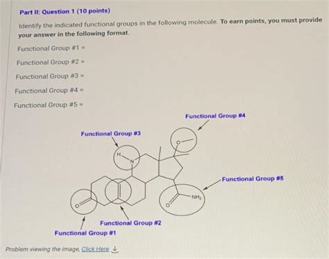 [solved] Identify The Indicated Functional Groups In The F