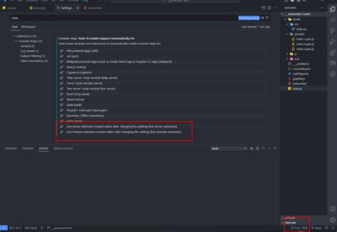 Console Ninja Remains Inactive And Doesnt Detect The Live Server · Issue 183 · Wallabyjs