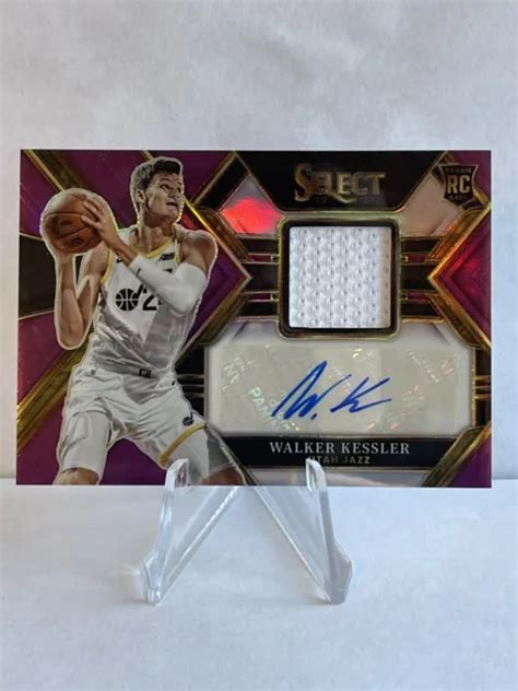 2022 23 Select Walker Kessler Violet Rpa Patch Voiture Recrue 99