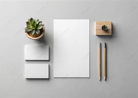 Green Color Themed Brand Guidelines With Stationery Arts Background