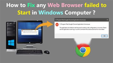 How To Fix Any Web Browser Failed To Start In Windows Computer Youtube