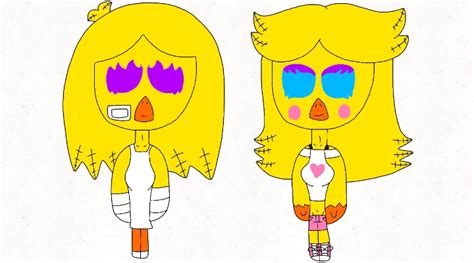 Withered Chica X Toy Chica By Cookiegirlsart06 On Deviantart