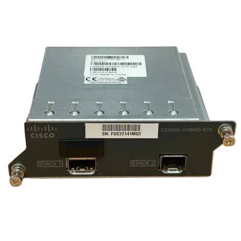 Cisco Catalyst X Stacking Module New