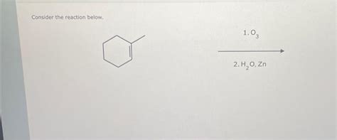 Solved Consider The Reaction Below Chegg Com