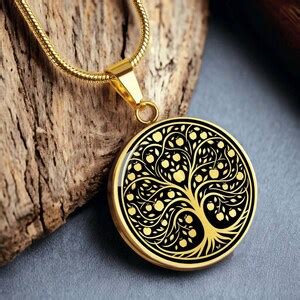 Personalized Tree Of Knowledge Necklace Adam Eve Lilith Feminist Necklace Wicca Jewelry