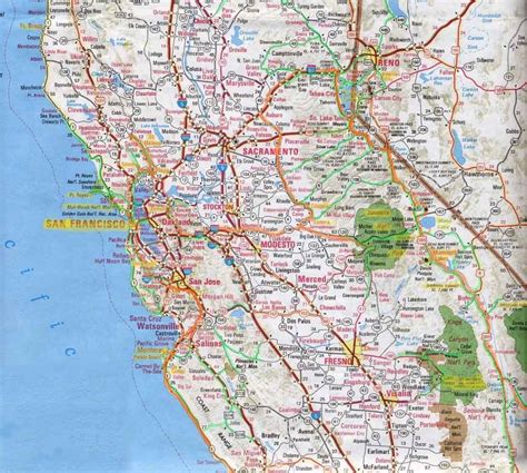 California Tourism Map