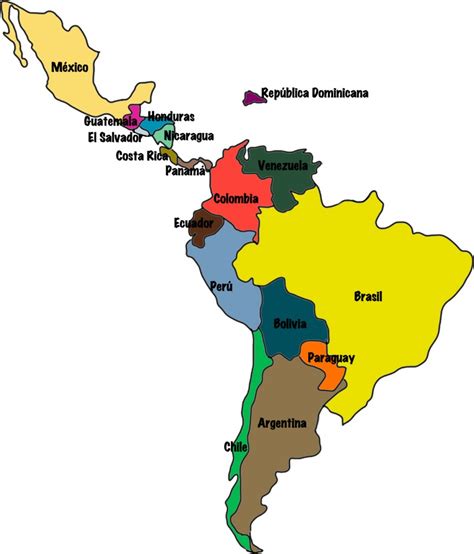 Geografía De América División De América