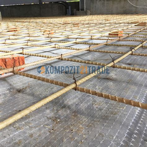 Reinforcement Of Concrete Floor For Large Size Machines Composite Rebar