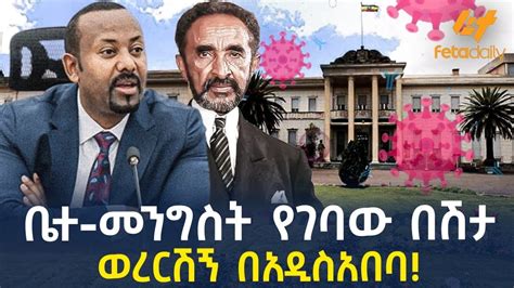 ቤተ መንግስት የገባው በሽታ ወረርሽኝ በአዲስ አበባ Youtube