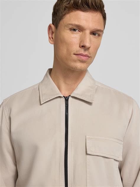Boss Orange Regular Fit Hemdjacke Aus Reiner Baumwolle Modell Mlorum