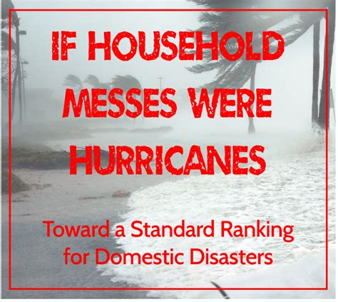 Unremarkable Files Like The Hurricane Classification System But For Household Messes