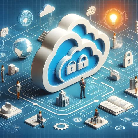 Photo Realistic As Cloud Computing Deployment Models With Public Private And Hybrid Cloud Icons