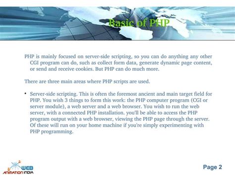 Php Custom Web Application Development Ppt
