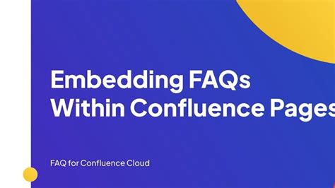 Embedding Faqs Within Confluence Pages Faq For Confluence Cloud Vectors