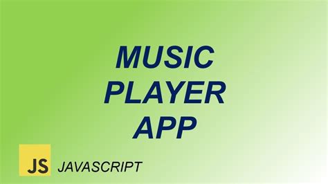 Music Player App Using Html Css And Javascript