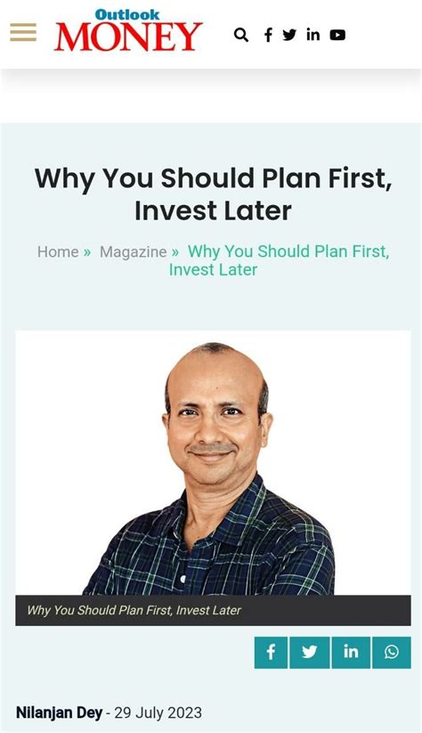 Nilanjan Dey On Linkedin Outlookmoney