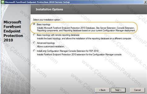 ForeFront Endpoint Protection FEP 2010 Kurulum İşlemleri VMware Virtualization Blog