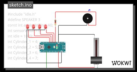 Engine Sound Simulator Test Wokwi Esp32 Stm32 Arduino Simulator