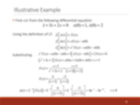 Solution Laplace Transform And Convolution Explanation Exercises