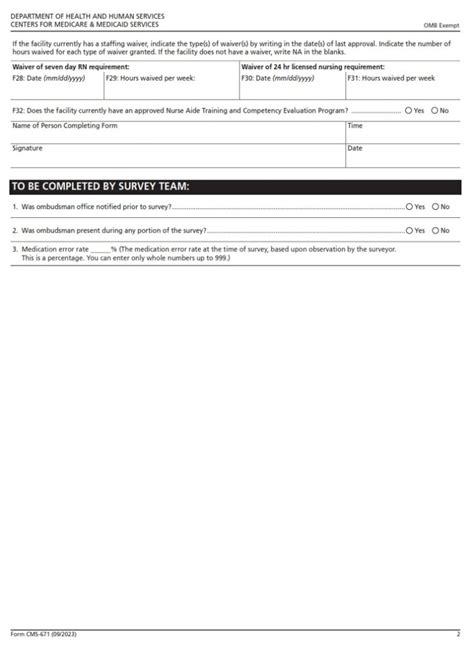 Cms 671 Ltc Facility Application For Medicare Medicaid Cms Forms