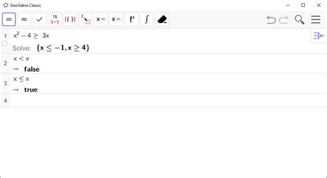 How To Solve Inequalities In Geogebra House Of Math