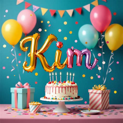 Happy Birthday Kim Images Create And Share
