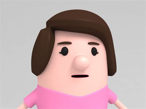 Mom Character 3d Model 19 Max Obj Fbx Free3d